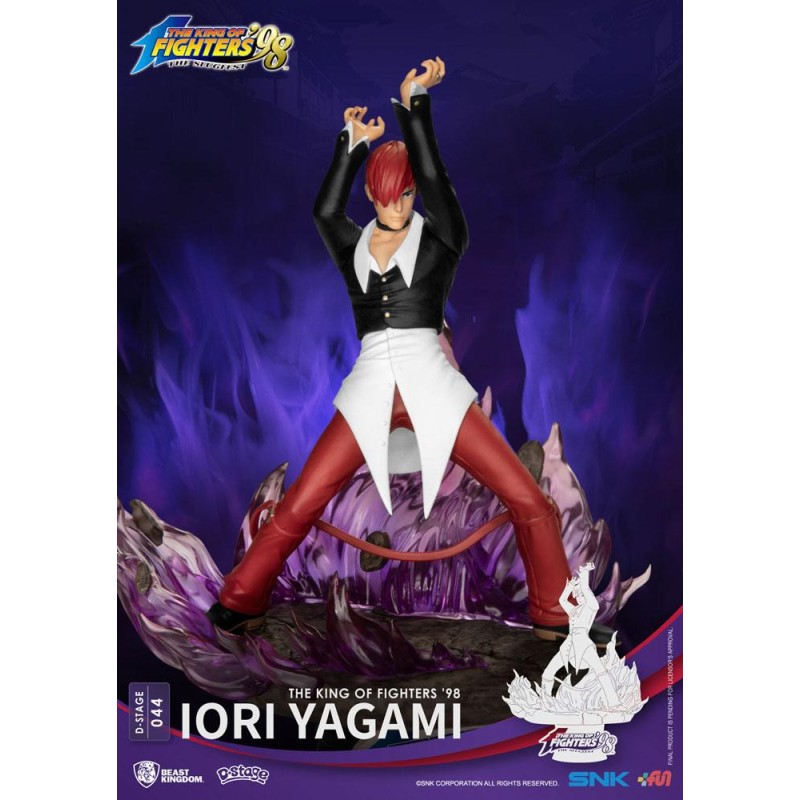 THE KING OF FIGHTER 98 - DIORAMA IORI YAGAMI - 16CM